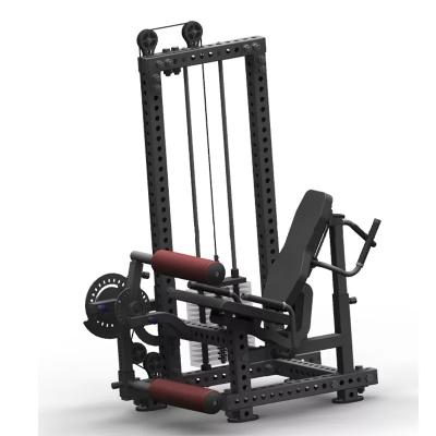 China Functionele fitness zittende beenverlenging en knipoogkrulmachine met middelgrote laadmachine Te koop