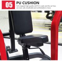 China Customized Gym Equipment Seated Chest Press Strength Training Function Steel Material for sale