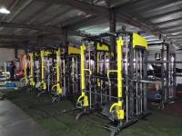 China Multi-functional Training Rack Cable Crossover Fitness Machine with 80kg*2 Weight Stack for sale