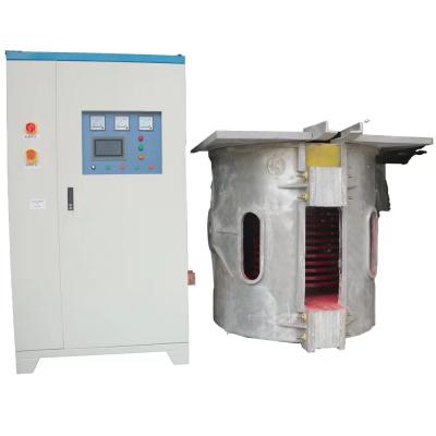 Cina Forno di fusione a induzione per media frequenza 500KG Forno di fusione del metallo a induzione 10KHZ in vendita
