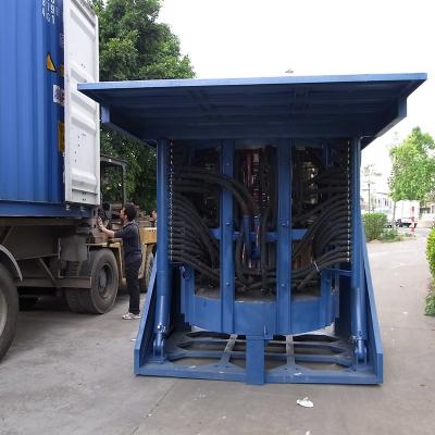 China Medium Frequency Induction Smelting Furnace for Steel / Iron / Aluminium for sale
