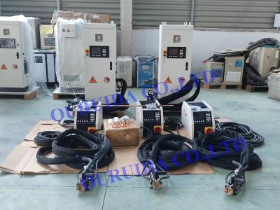 China Melhor preço de IGBT portátil máquina de aquecimento por indução de parafusos com chiller industrial em turbinas (hidráulico, vapor, gás) à venda