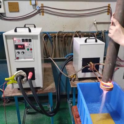 China CE Certificated Vertical Type High Frequency Induction Heater with Infineon IGBT for Efficient Heating and Quenching for sale