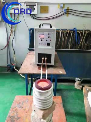 China Hf-25kw High Frequency Induction Melting Machine for Melting The Cooper, Brass, Bronze, Cast Iron, Steel, God, etc with 5kg Furnace for sale