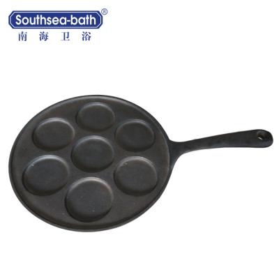 China Good Quality Cheap Price Black Outdoor Pre-seasoned Cast Iron Grill Pan for sale
