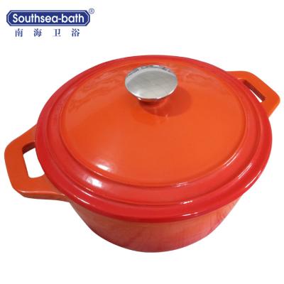 China Favored By Contemporary Women New Style Non-Stick Colorful Enameled Cast Iron Dutch Ovens for sale