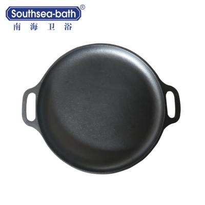 China Hot Sale  Energy Saving Indoor and Outdoor Use Cast Iron Fry Pan for sale