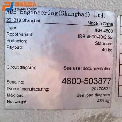 China 産業に使用されたロボティック腕6の軸線ABB IRB 4600-40/2.5の処理にパレットで運搬すること for sale