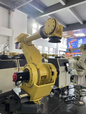 中国 Fanuc M-900iA 350 中古ロボット 6 軸 2655mm Reach R30iA コントローラー パレット化などに最適 販売のため