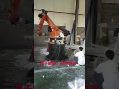 KUKA usou o armário de controle robótico do braço KR210 C4 que segura empilhando o carregamento carimbando a cinzeladura