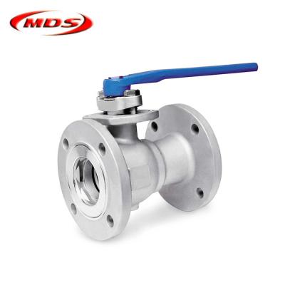 China High pressure carbon steel 1 inch one piece flanged end ball valve ansi for sale