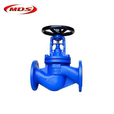 China Ductile cast iron 100mm flanged end globe valve pn16 for sale