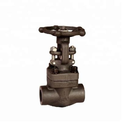 China Forged steel a105 pn16 globe valve dn20 for sale