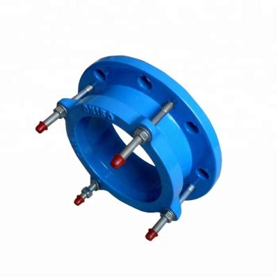 China Ductile iron Universal wide range flange adaptor for PE pipes for sale