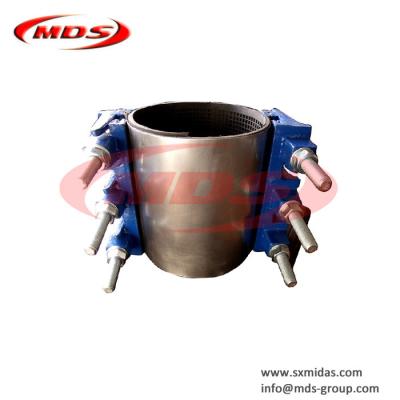 China Ductile iron pipe adjustable band repair clamp for sale