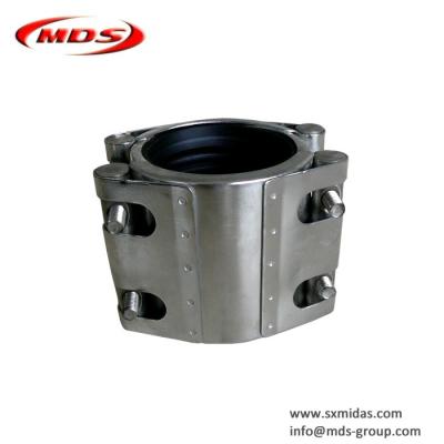 China RCD double card stainless steel water pipe leak repair clamp for sale