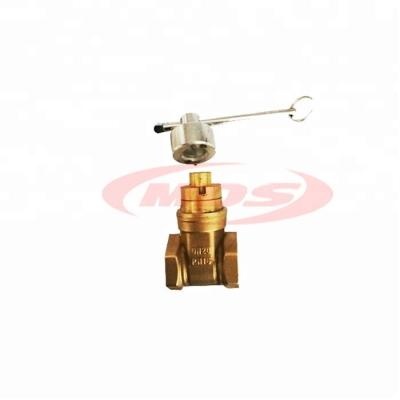 China Made in china brass lockable gate valve for water meter for sale