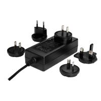 China 24V 2A Plug In Power Adapter Interchangeable Universal Charging Adapter FCC for sale