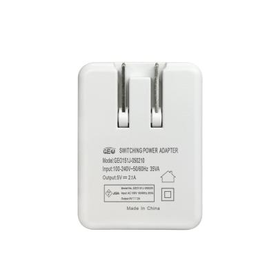 Cina caricatore della parete di 10W 5V 0.5A USB compatibile per l'interfaccia di USB degli Smartphones in vendita
