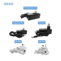 China 0.6A 19V DC Wall Mount Power Adapters With Efficiency Level VI for sale