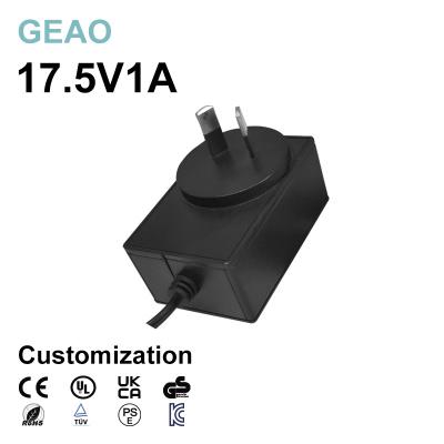 中国 17.5V 1A Wall Mounted Power Adapters For Massage Chair Meidical Trasound Cricut 販売のため