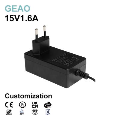 Cina 15V 1.6A Wall Mounted Power Adapters For Switch Lite Transceiver Laptop Dehumidifier in vendita