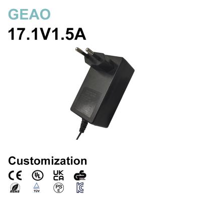China 17.1V 1.5A Wall Mounted Power Adapters For Original Sound Set Top Box Age Pillow Single Color Neon à venda