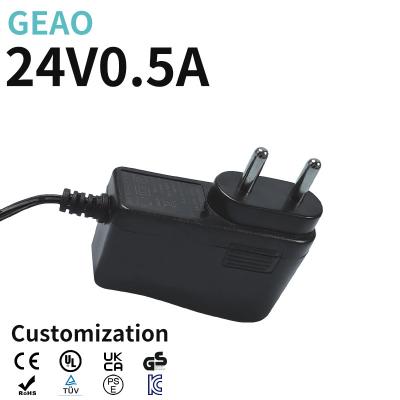 China adaptadores DC Jack de la fuente de alimentación del soporte de la pared de 24V 0.5A 12W/enchufe de DC en venta