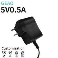 China 5V 0.5A Wall Mount Power Adapters For Switch / Electric Baking Machine for sale