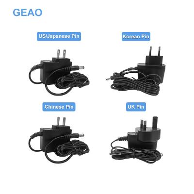 China Adaptadores de energia de montagem de parede de 12V 0,5A para máquina de espuma / varredora à venda