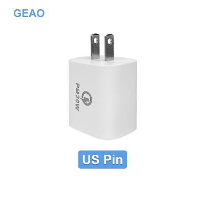 China 9V 2.22A GaN Quick Charger Output 20W Fast Charging Wall Charger for sale