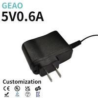 China 5V 0.6A Wall Mount Power Adapters Electric Unit VI Efficiency for sale