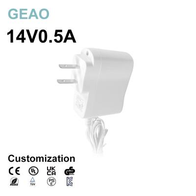 Cina resistenza di temperatura elevata degli adattatori di potere del supporto della parete di 14V 0.5A in vendita