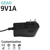 China 7.75W 9v 1a Power Supply Wall Mount DC Jack / DC Plug / Terminal Block for sale