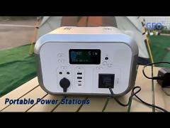 Lithium Ion Solar Portable Power Stations 15W 480Wh With LCD Display