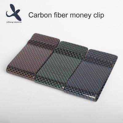 China Best products in USA High Quality 100% Real Carbon RFID Blocking Wallet Money Clip for sale