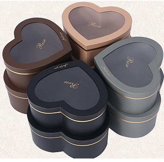 High Quality China Wholesale Custom Logo Printing Heart Shape Wedding Festival Gift Packaging Cardboard Box for Chocolates Cookies Candies Prensents