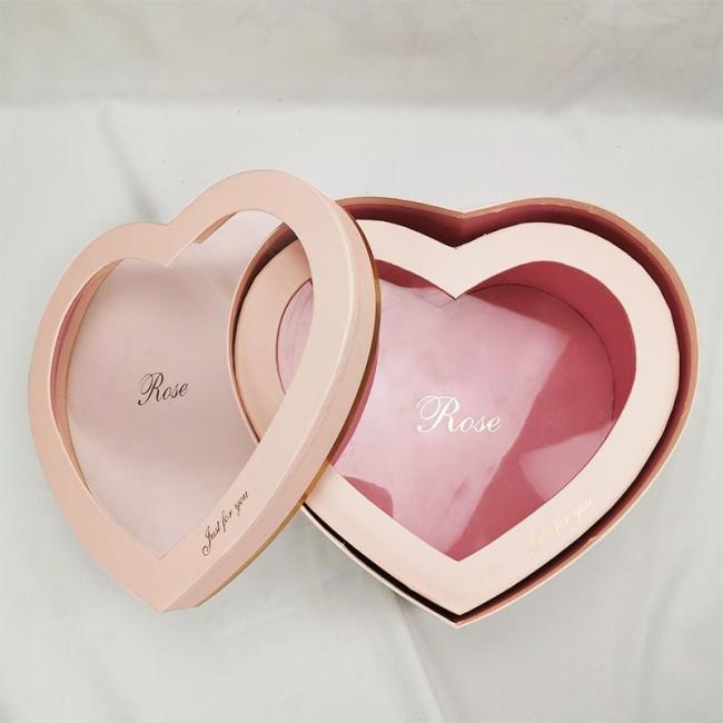 High Quality China Wholesale Custom Logo Printing Heart Shape Wedding Festival Gift Packaging Cardboard Box for Chocolates Cookies Candies Prensents