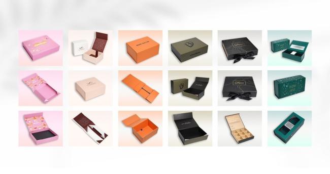 2025 New Custom Christmas Xmas Empty Advent Calendar Box Cosmetic Display Gift Packaging Drawer Box for Cosmetic Makeup Jewelry Beauty