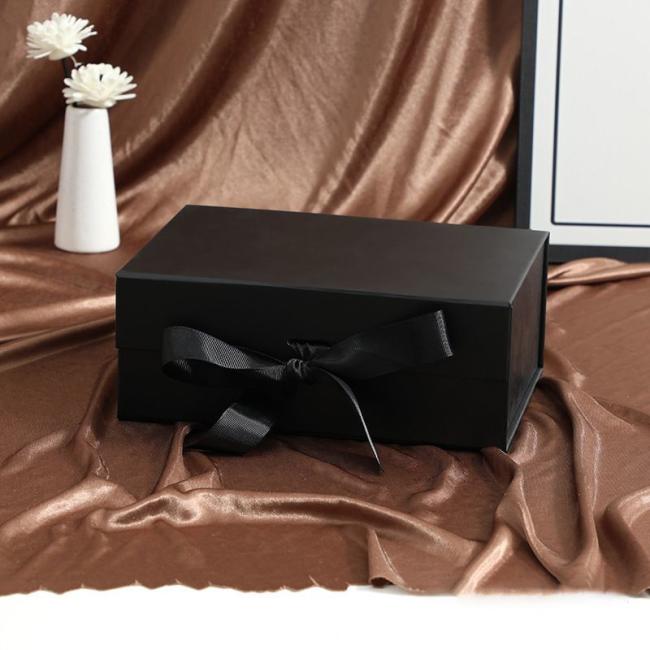 Wholesale Custom Folding Foldable Magnet Packaging Cardboard Box Rigid Gift Magnetic Packing Boxes for Human Hair Extension Wig Accessories