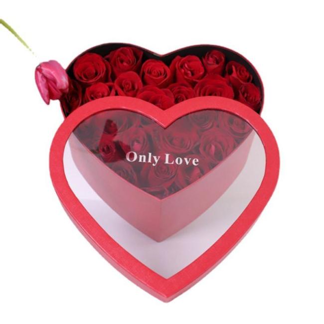 China Wholesale Heart Shaped Paper Packaging Box, Custom Logo Printing Flower Box for Festival, Free Samples Available Paper Gift Box