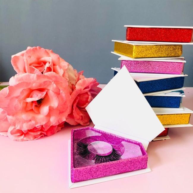 Cutom Full Color Printing Favor Square Cardboard Lash Box with Drawer