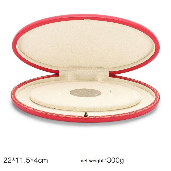 China Manufacturer Wholesale Custom Microfiber PU Leather Jewelry Stud Earrings Storage Box Pearl Necklace Jewelry Box Gift Box