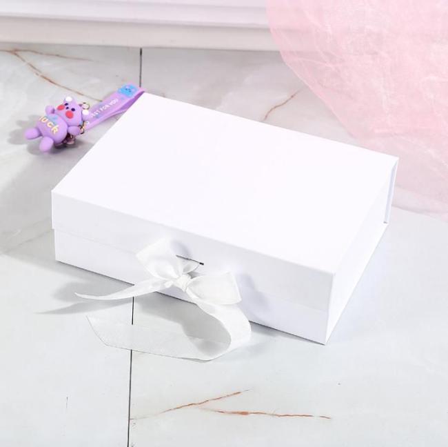 Custom Logo Printing Cardboard Wig Hair Packaging Magnetic Box, China Manufacturer Wholesale Paper Gift Box with Ribbon