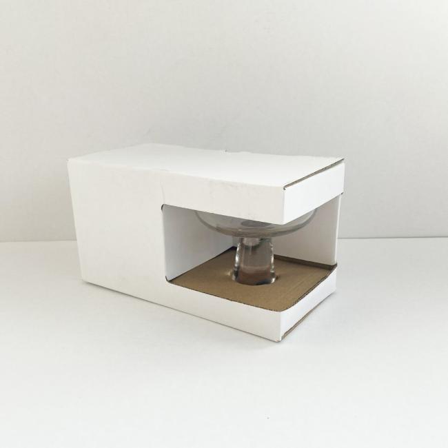 Customized Printing Kraft Paper Brown White Packaging Fashion Packing Cardboard Corrugated Display Case Gift Carton Box for Champagne Glass Mug