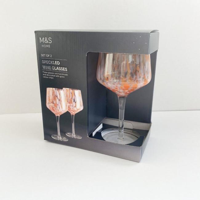 Customized Printing Kraft Paper Brown White Packaging Fashion Packing Cardboard Corrugated Display Case Gift Carton Box for Champagne Glass Mug