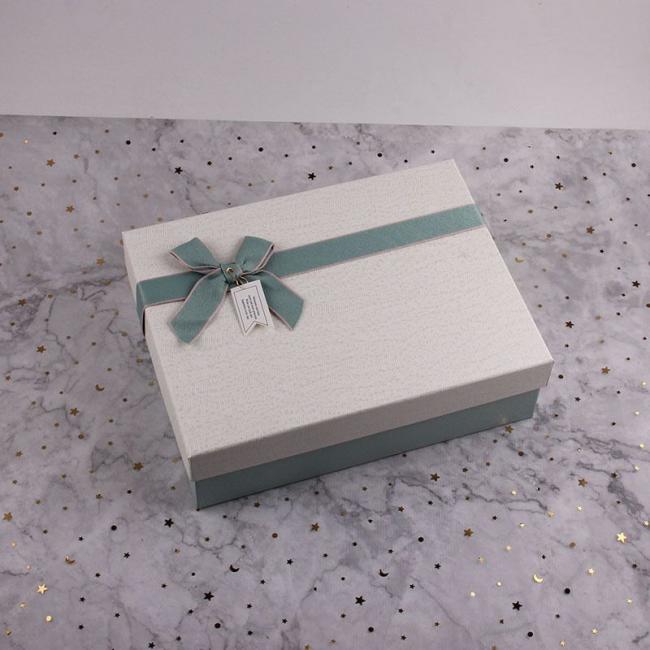 Solid Color Advanced Custom Logo Printing Fashionable Rigid Cardboard Packaging Apparel and Shoes Gift Box with Straps