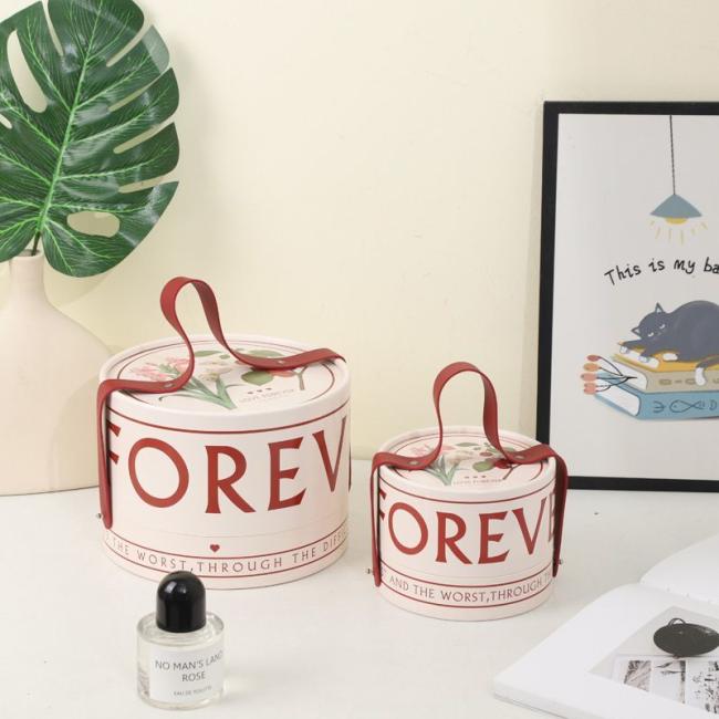 Round Tube Cylinder Shaped Custom Packaging Storage Food Candy Chocolate Wine Jewelry Handbag Cosmetic Perfume Lipstick Auto Key Candle Box for Wedding