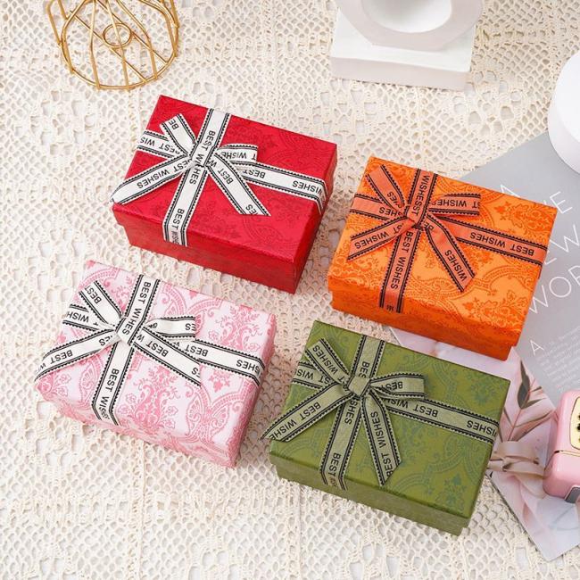 Lid and Base Box with Foam Insert Cardboard Paper Packaging Gift Jewelry Box