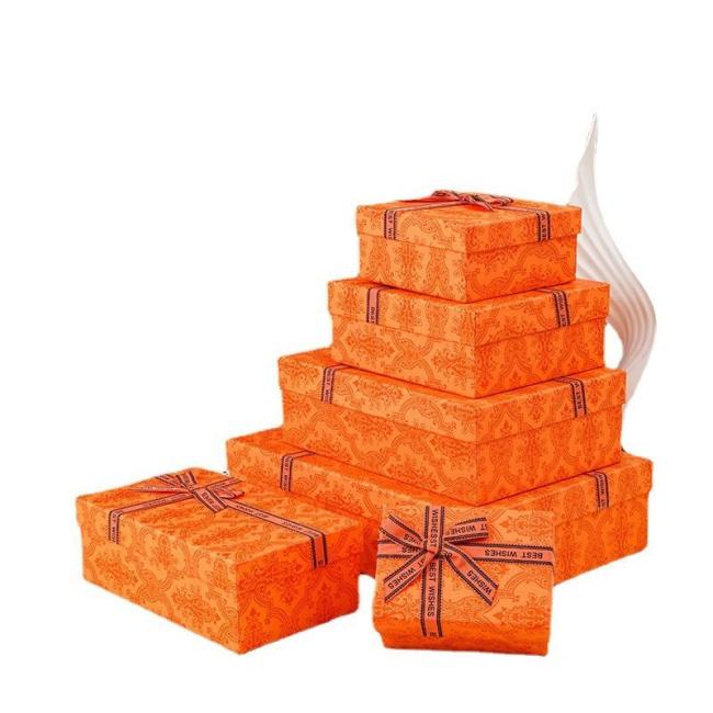 Lid and Base Box with Foam Insert Cardboard Paper Packaging Gift Jewelry Box